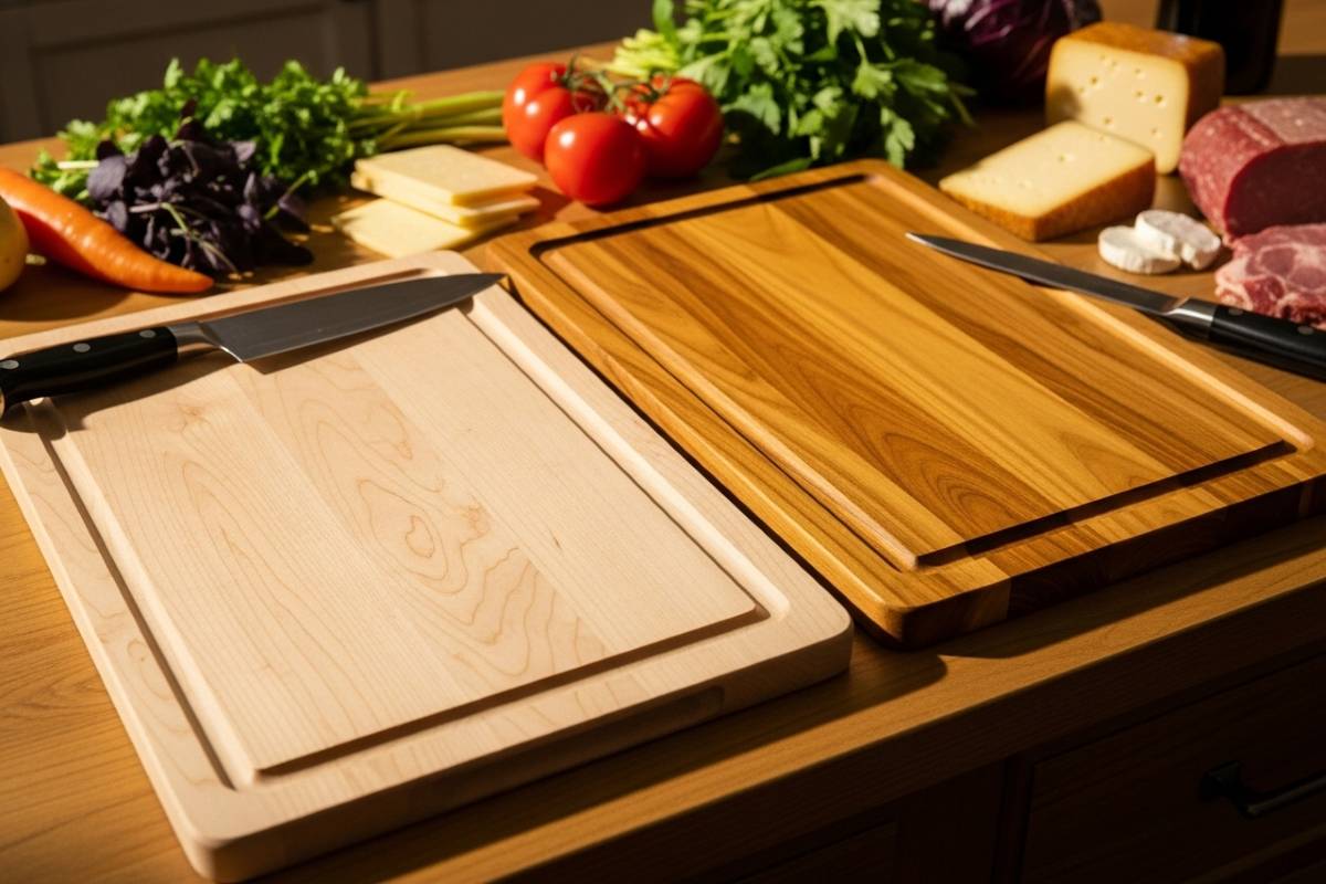 Maple vs Teak Cutting Boards: The Ultimate Comparison Guide
