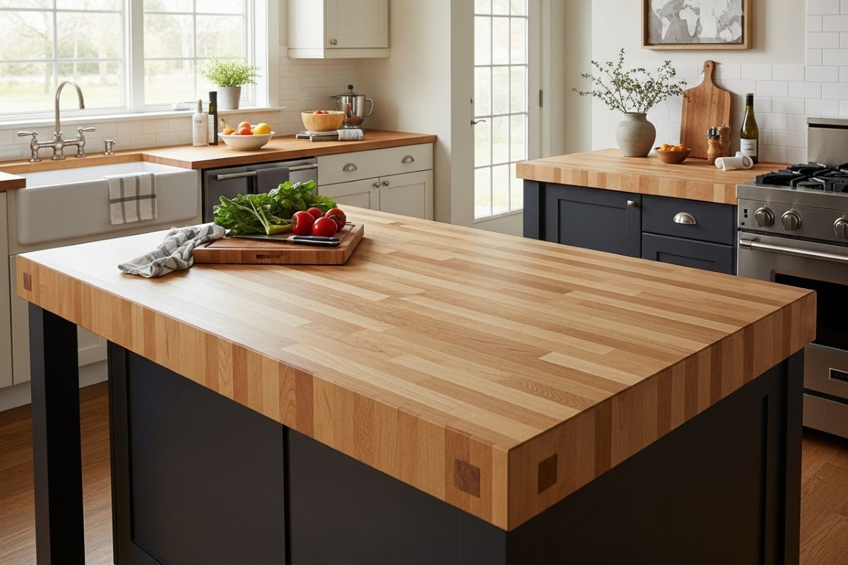 How Thick Are Butcher Block Countertops? Standard Guide